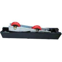 China Replacement Tandem Double Wheel with Height Adjustment Screw Ball Bearing for Glass Door Window Gate Sliding Door Roller for sale