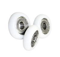 China High Quality POM Nylon Plastic Coated Sliding Roller Bearing Silent 625ZZ Roller Wheel for Furniture Windows Sliding Doors for sale