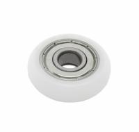China High Quality POM Nylon Plastic Coated Sliding Roller Bearing Silent 625ZZ Roller Wheel for Furniture Windows Sliding Doors for sale