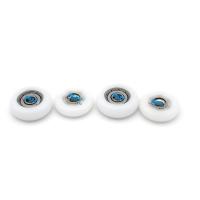 China High Quality POM Nylon Plastic Coated Sliding Roller Bearing Silent 625ZZ Roller Wheel for Furniture Windows Sliding Doors for sale