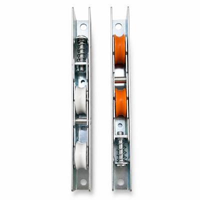 China Galvanized Window Wheel Roller for Bathroom Garage Door Sliding Door Window Hardware Nylon POM Quiet Smooth Sliding Roller for sale