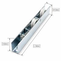 China Galvanized Window Wheel Roller for Bathroom Garage Door Sliding Door Window Hardware Nylon POM Quiet Smooth Sliding Roller for sale