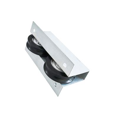 China Garrucha R20 Double Nylon Wheel Aluminum Alloy Bracket Sliding Window Roller for Peru Sistema 80 Hardware Wholesale for sale