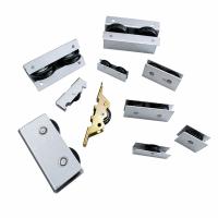 China Garrucha R20 Double Nylon Wheel Aluminum Alloy Bracket Sliding Window Roller for Peru Sistema 80 Hardware Wholesale for sale