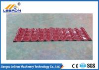 China High Capacity Glazed Tile Roll Forming Machine 0.6mm Galvanized Steel for sale