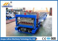 China High Capacity Glazed Tile Roll Forming Machine 0.6mm Galvanized Steel for sale