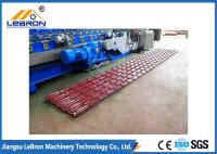 China Metal Glazed Tile Roll Forming Machine 8m/min 0.5-0.8mm Thickness Chrome Plated Rollers for sale