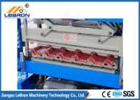 China PLC Control Glazed Tile Roll Forming Machine 1000mm Width 0.5-0.8mm Thickness for sale