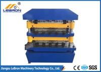 China 5.5kW Double Layer Corrugated Roof Roll Forming Machine 0.3-0.8mm Steel for sale