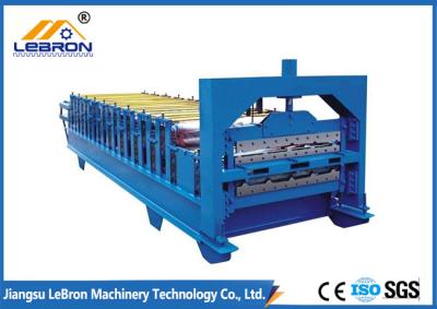 China 5.5kW Double Layer Corrugated Roof Roll Forming Machine 0.3-0.8mm Steel for sale