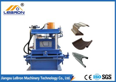 China Semi Circle Mobile Gutter Roll Forming Machine 70mm Shaft Diameter 380V 50Hz for sale