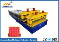 China Steel Chrome Plated Glazed Tile Roll Forming Machine 5.5kw 380V 3ph CE ISO9001 for sale