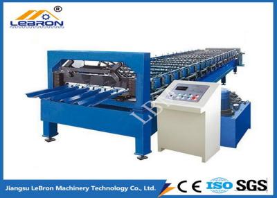 China YX35-125-750 Color Steel Tile Roll Forming Machine PLC Controlled 18 Stations 75mm Shaft for sale