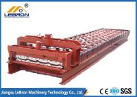China CNC Controlled Glazed Tile Roll Forming Machine 16 Rollers 5.5kw for 0.3-0.8mm Color Steel for sale