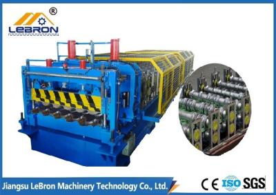 China CNC Glazed Tile Roll Forming Machine 18 Rollers 5.5kw Delta PLC 380V 3 Phase for sale