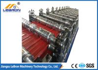China New double layer roofing sheet roll forming machine 2018 new type PLC control automatic roll forming for sale