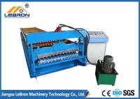 China Hydraulic Cut Corrugated Sheet Roll Forming Machine 850mm Effective Width 8-12m/min for sale