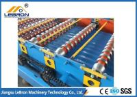 China Hydraulic Cut Corrugated Sheet Roll Forming Machine 850mm Effective Width 8-12m/min for sale