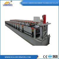 China Drainage Gutter Roll Forming Machine 4KW Automatic Gutter Cutting Machine 18 Stations for sale