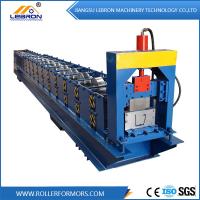 China Drainage Gutter Roll Forming Machine 4KW Automatic Gutter Cutting Machine 18 Stations for sale