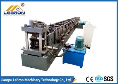 China Hydraulic Cutting Storage Rack Roll Forming Machine 0.4-1.2mm 8-12m/min for sale