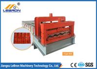 China 6500mm Glazed Roof Tile Roll Forming Machine Hydraulic Mould Cutting 380V 5.5kW for sale