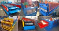 China Color Steel Glazed Tile Roll Forming Machine 0.3-0.8mm Thickness 5.5kw PLC Control for sale