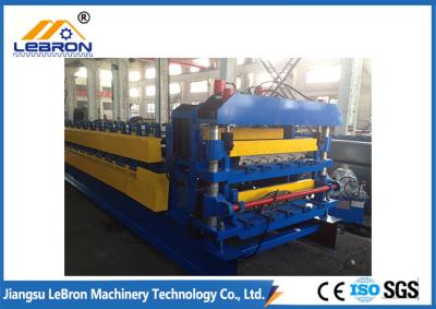 China Color Steel Glazed Tile Roll Forming Machine 16 Rollers 5.5kw PLC Control CE ISO9001 for sale