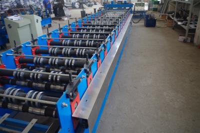 China PLC Control Automatic Corrugated Roof Sheet Roll Forming Machine 22 Stations 0.3-0.8mm for sale