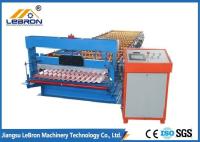 China 5.5kW Hydraulic Cut Corrugated Sheet Roll Forming Machine PLC Servo Guiding 0.3-0.8mm for sale