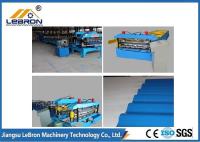 China 5.5kW Hydraulic Cut Corrugated Sheet Roll Forming Machine PLC Servo Guiding 0.3-0.8mm for sale
