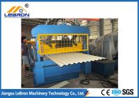 China 11kw Corrugated Steel Panel Roll Forming Machine 16 Stations 70mm Shaft PLC Control for sale