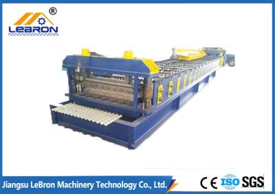 China Corrugated Roof Sheeting Roll Forming Machine 0.2-0.8mm Thickness 3KW with Cycloidal Reducer for sale