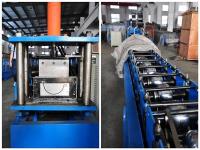 China Full Automatic Half Round Gutter Roll Forming Machine 280-400mm Width 0.3-0.8mm Thickness for sale