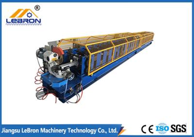 China PLC Controlled Downspout Roll Forming Machine 20-22 Stations 8-12m/min Hydraulic Cutting for sale