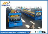 China High Speed Floor Deck Roll Forming Machine 95mm Shaft 26 Stations 380V 50Hz for sale