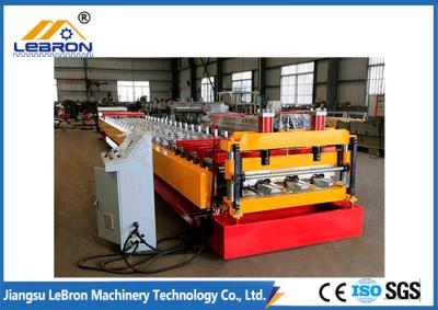 China Floor Deck Roll Forming Machine 0.8-1.2mm Thickness for Galvanized Steel Deck Sheet for sale