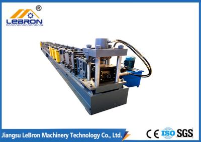 China Storage Rack Roll Forming Machine 2.0-2.5mm Thickness PLC Control Automatic Cutter Quenched for sale