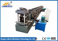 China Storage Rack Roll Forming Machine 2.0-2.5mm Thickness PLC Control Automatic Cutter Quenched for sale