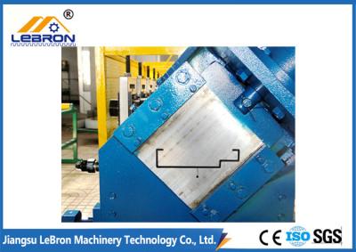 China Hydraulic Cut Door Frame Roll Forming Machine 0.3-2mm Steel 8-12m/min PLC Control for sale