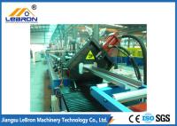 China Automatic Steel Door Frame Roll Forming Machine 0.8-1.2mm Thickness PLC Control for sale