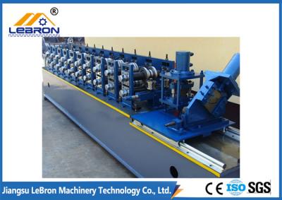 China PLC Control Steel Door Frame Roll Forming Machine 15 Rollers 12-15m/min Speed 380V for sale