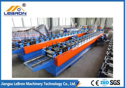 China PLC Control Steel Door Frame Roll Forming Machine 18 Rollers 12-15m/min Speed for sale