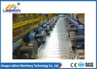 China Cable Tray Roll Forming Machine 0.3-1.0mm Thickness PLC Control 380V 3Phase for sale