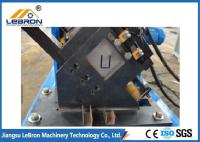 China Solar Strut Channel Roll Forming Machine , Blue Portable Roll Forming Machine for sale