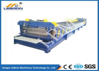 China Color Steel Roll Forming Machine 24 Stations 80mm Shaft 7.5kW Motor 0.3-0.8mm Thickness for sale