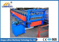 China Color Steel Roof Tile Roll Forming Machine 20 Stations 70mm Shaft 380V 50HZ for sale