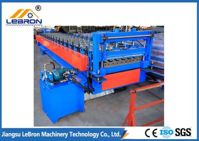 China Color Steel Roof Tile Roll Forming Machine 20 Stations 70mm Shaft 380V 50HZ for sale
