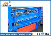 China Color Steel Roof Tile Roll Forming Machine 20 Stations 70mm Shaft 380V 50HZ for sale