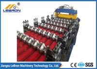 China Glazed Roof Tile Roll Forming Machine 15-20m/min 24 Stations for Industrial Civilian Constructions for sale